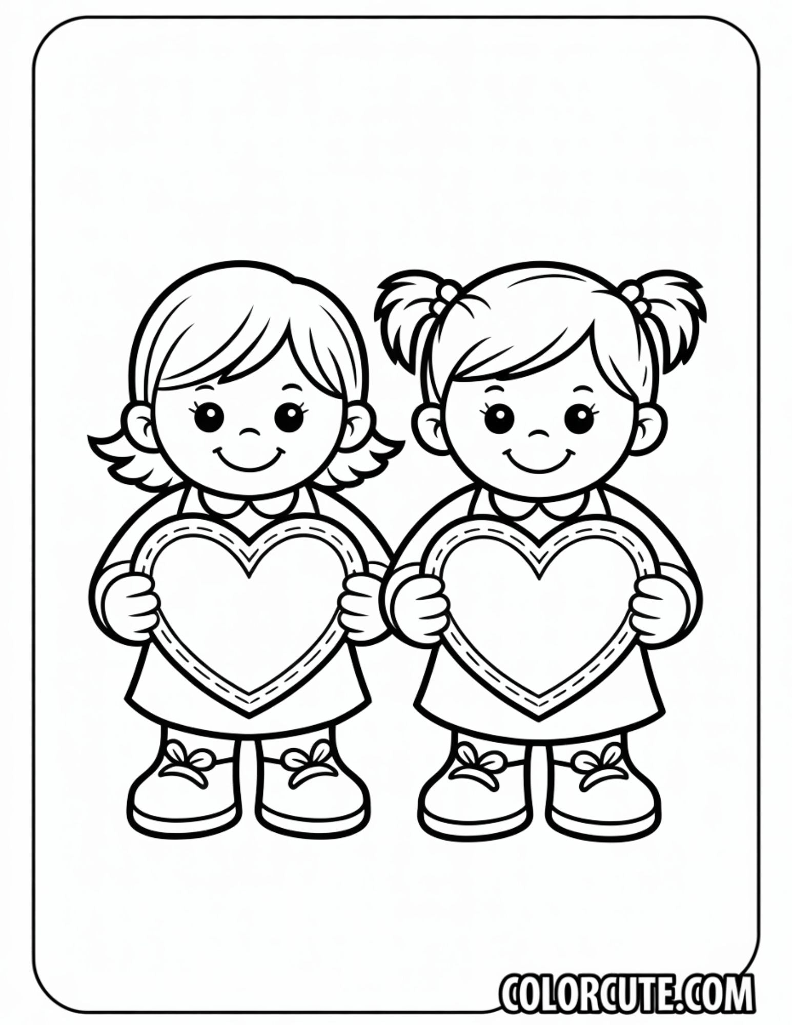 Fun Preschool Valentine Coloring Pages | Free PDF Printables – Color ...