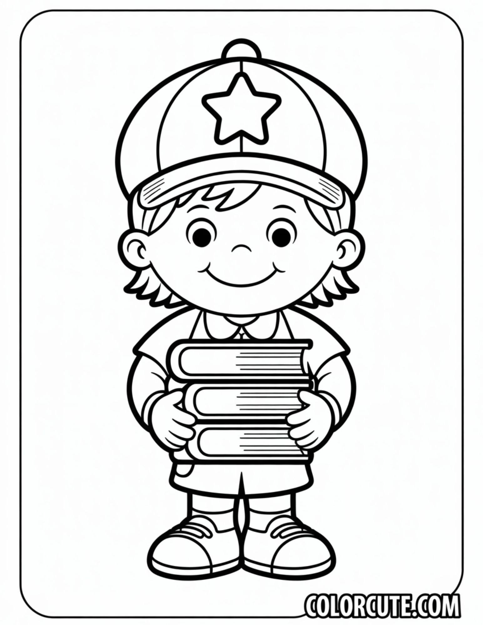 1st Grade Back to School Coloring Pages | Free PDF Printables – Color ...