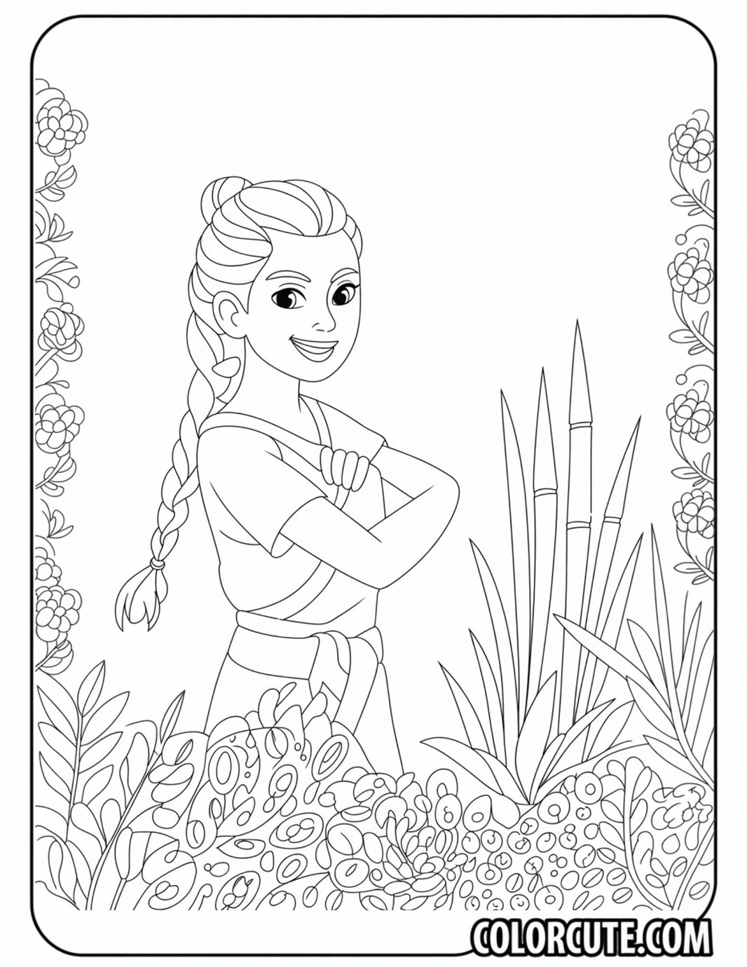 12+ Free Raya Coloring Pages - Disney Princess PDF Printables – Color ...