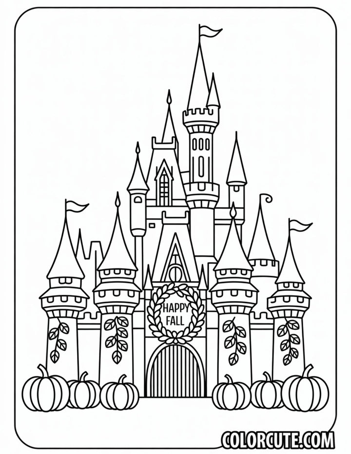 27+ Free Disney Castle Coloring Pages - Magic Kingdom PDF Printables ...