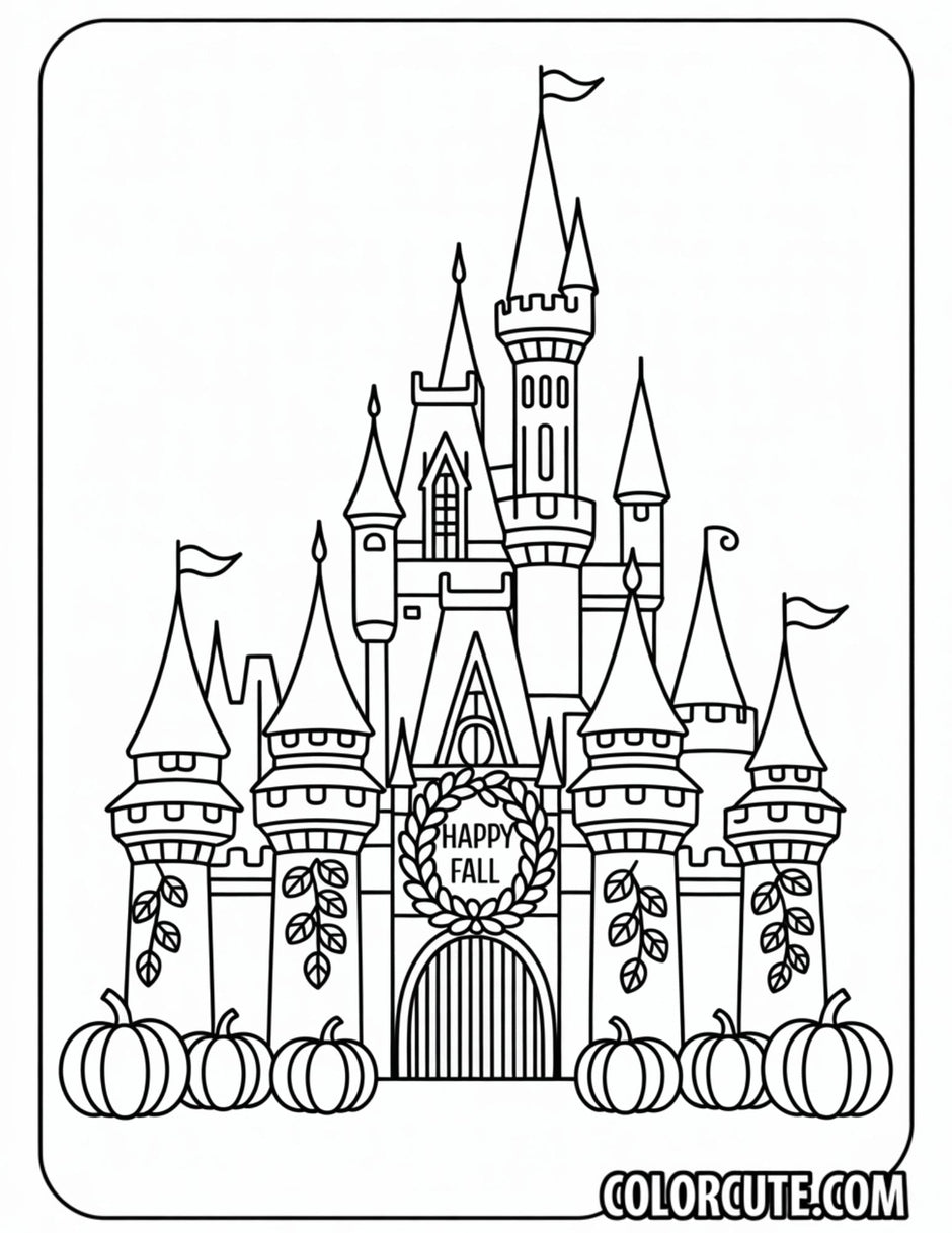 27+ Free Disney Castle Coloring Pages - Magic Kingdom PDF Printables ...