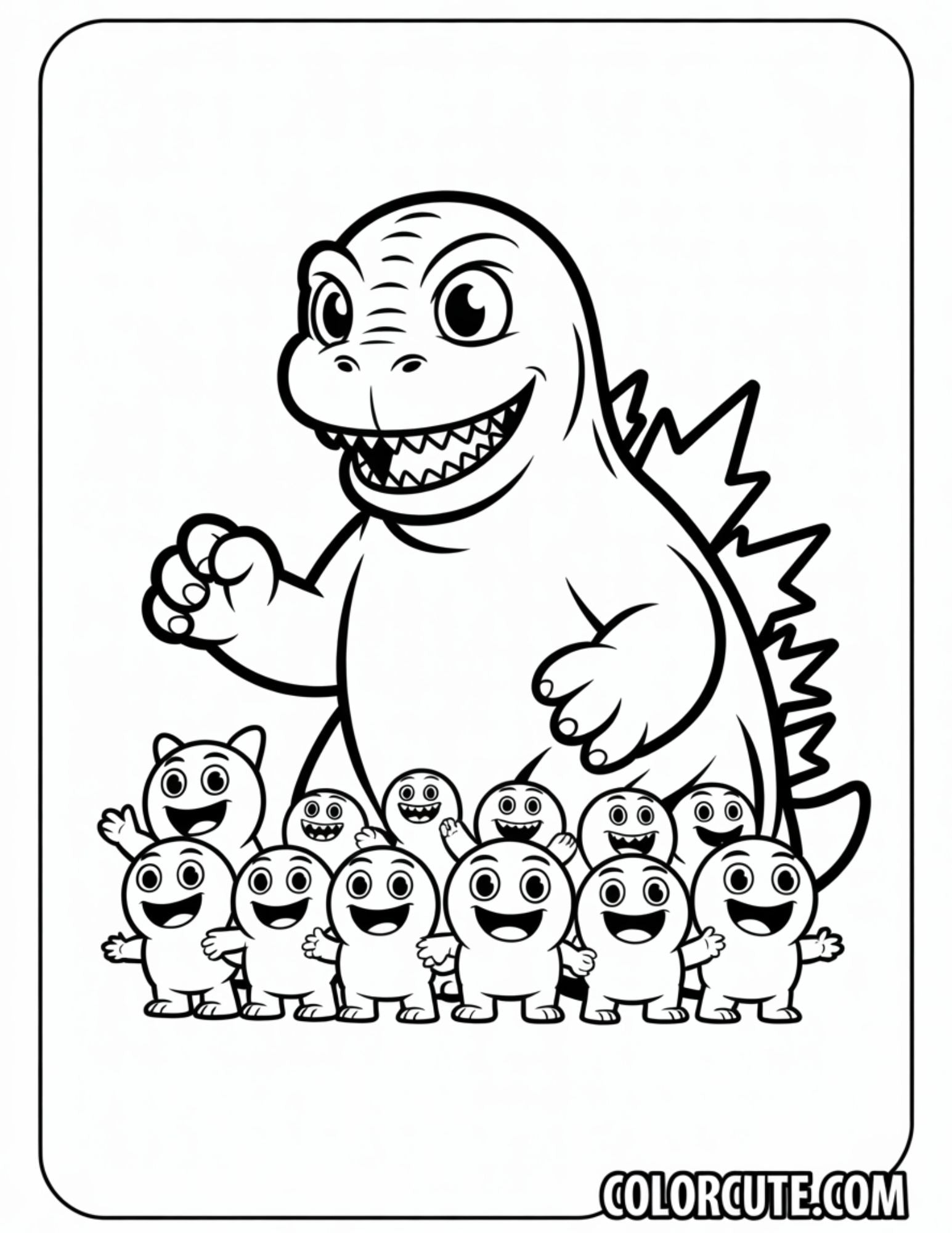 25+ Free Godzilla Coloring Pages - Kaiju Monster PDF Printables – Color ...
