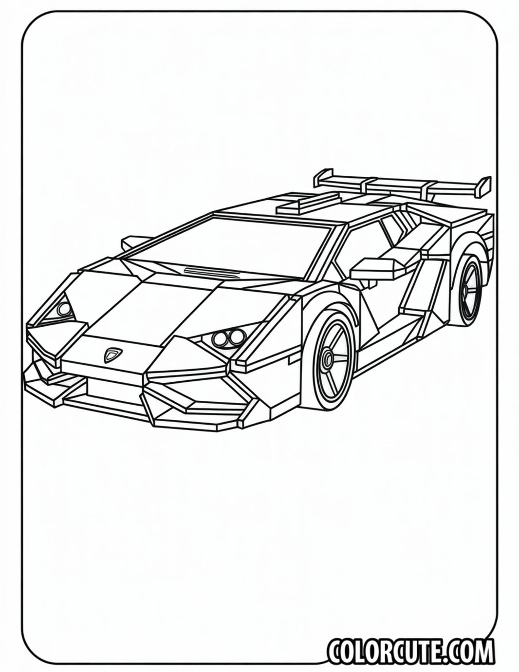 26+ Free Lamborghini Coloring Pages - Supercar Sports Car PDF ...