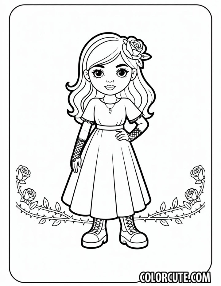 24+ Free Fashion Girl Coloring Pages - Style & Design PDF Printables ...