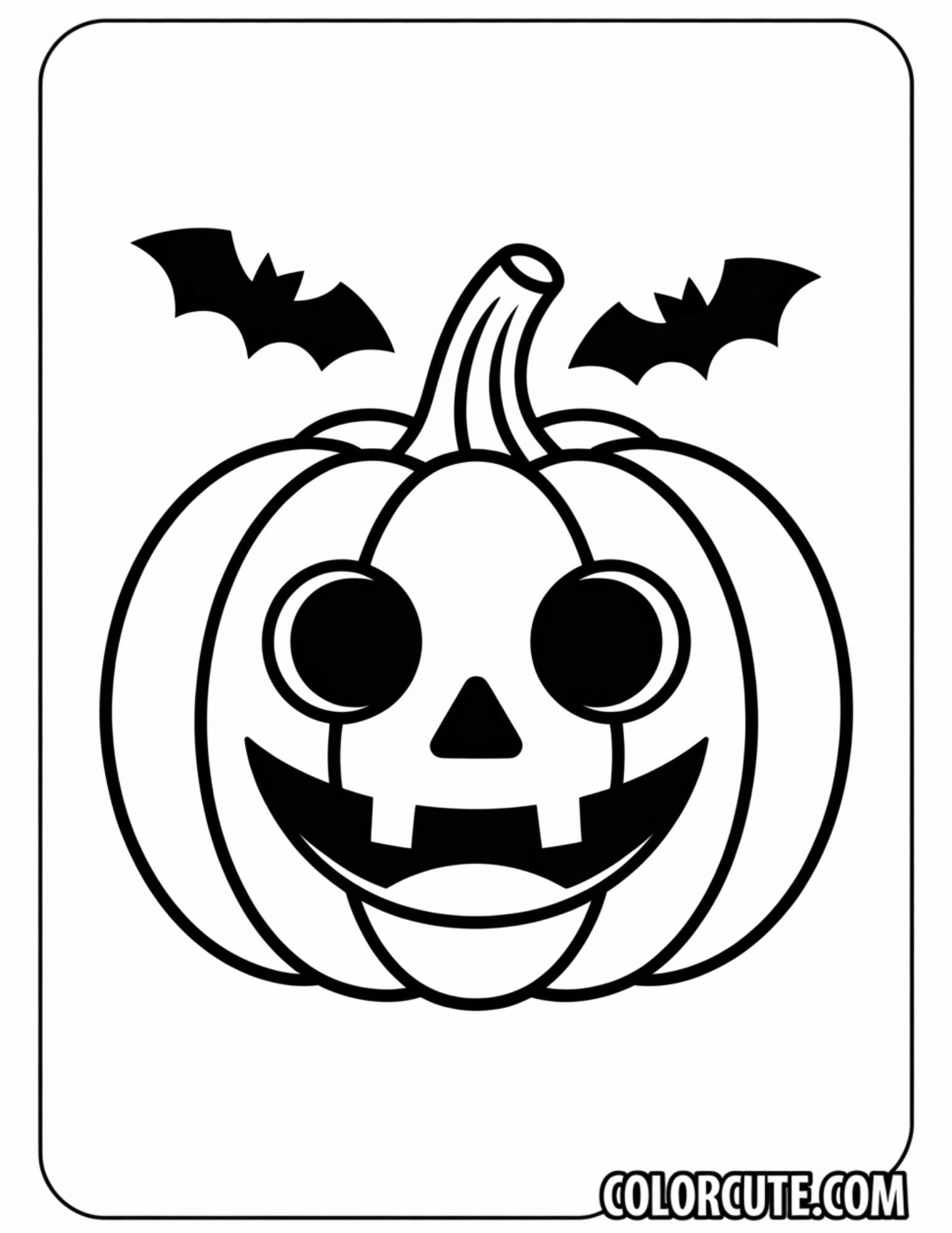 Spooky Ghost Coloring Pages | Free PDF Printables – Color Cute - Free ...