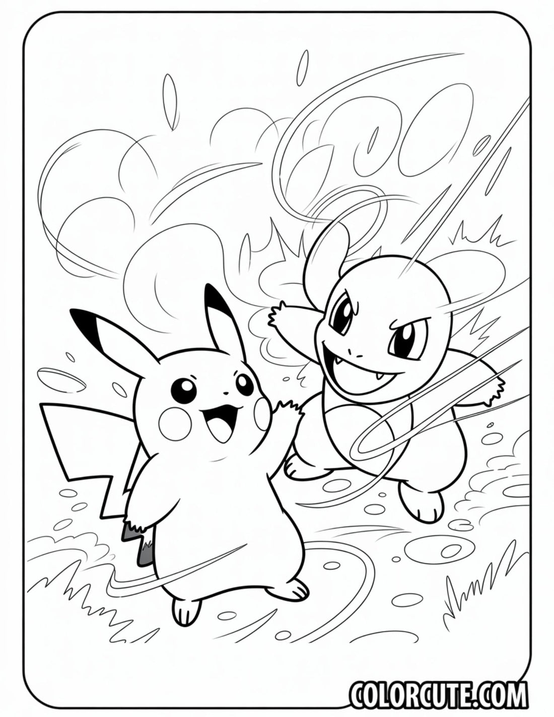 Eevee Evolutions Coloring Pages | Free PDF Printables – Color Cute ...