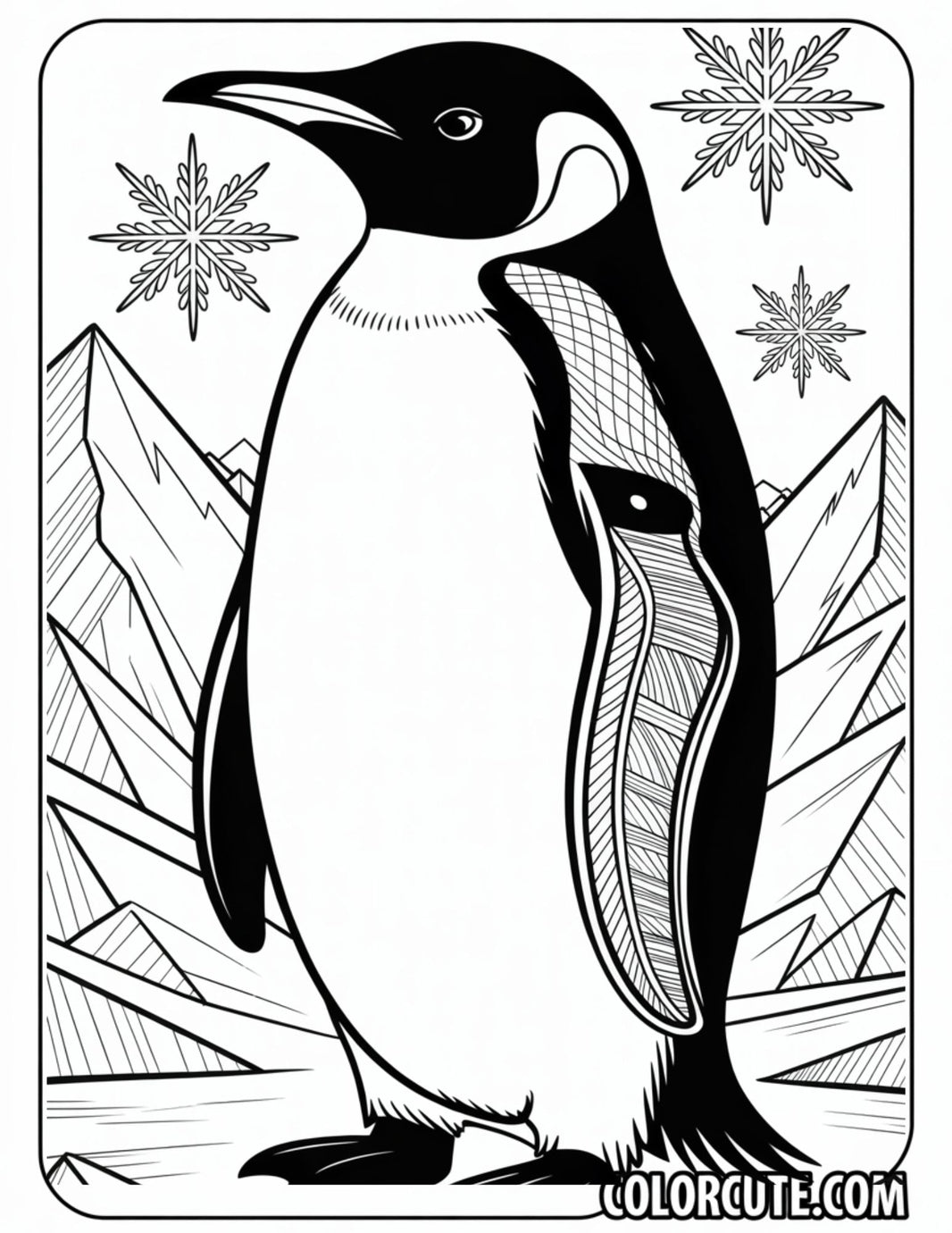25+ Free Penguin Coloring Pages - Arctic Animal PDF Printables – Color ...
