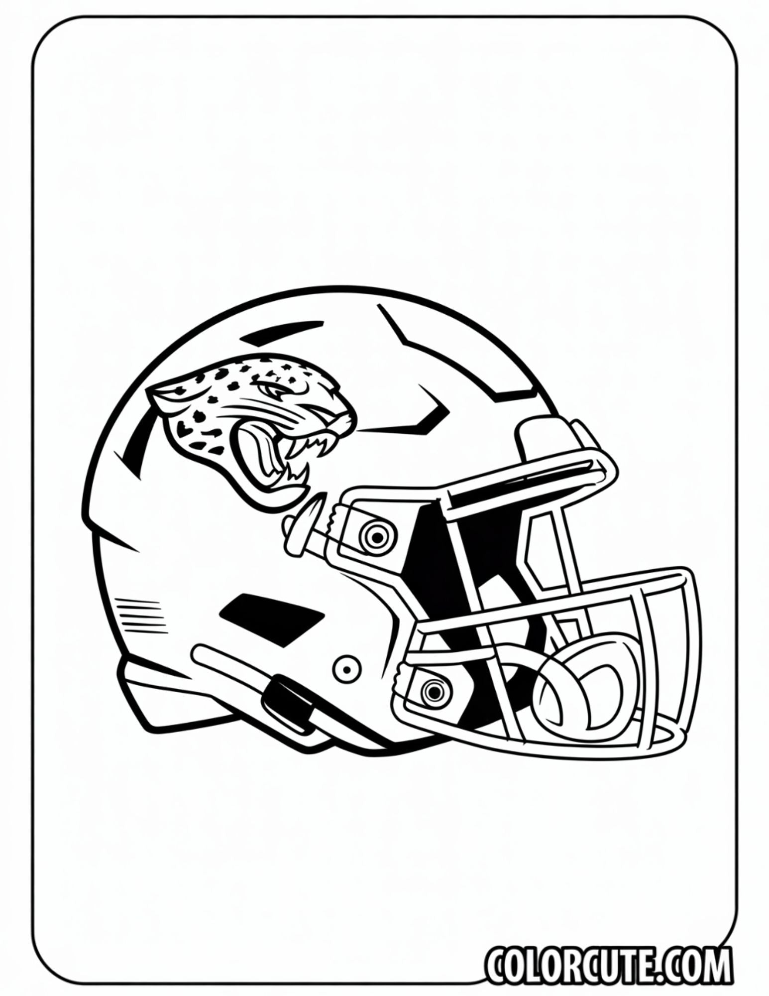 25+ Free Football Coloring Pages - NFL Sports PDF Printables – Color ...