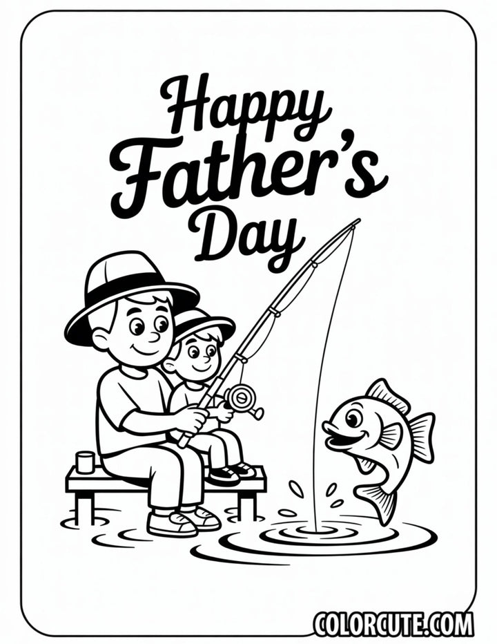23+ Free Father's Day Coloring Pages - Dad PDF Printables For Kids ...