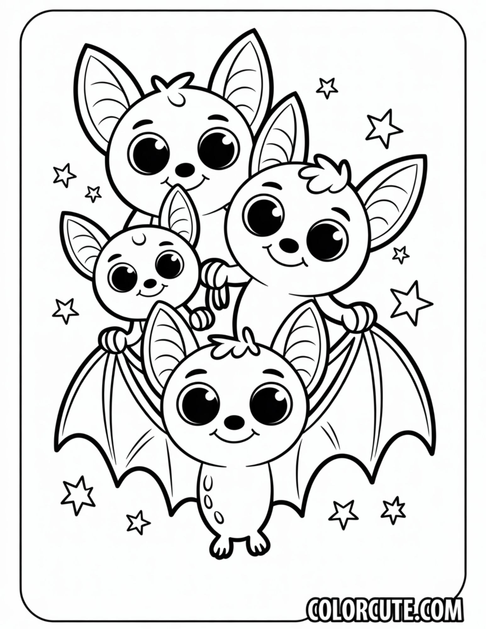 Scary Spooky Coloring Pages | Free PDF Printables – Color Cute - Free ...