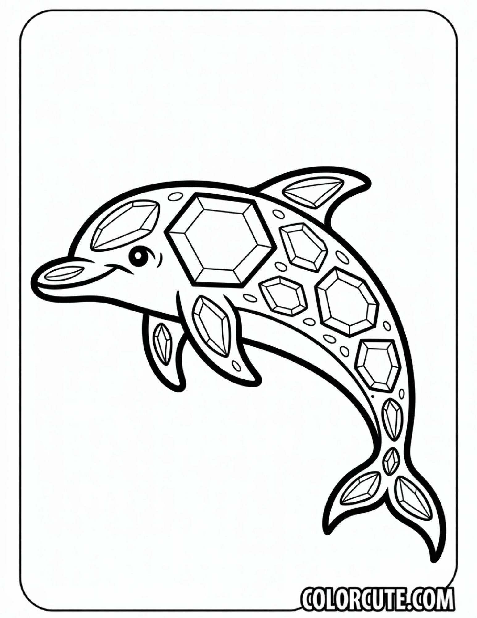25+ Free Dolphin Coloring Pages - Ocean Animal PDF Printables – Color ...