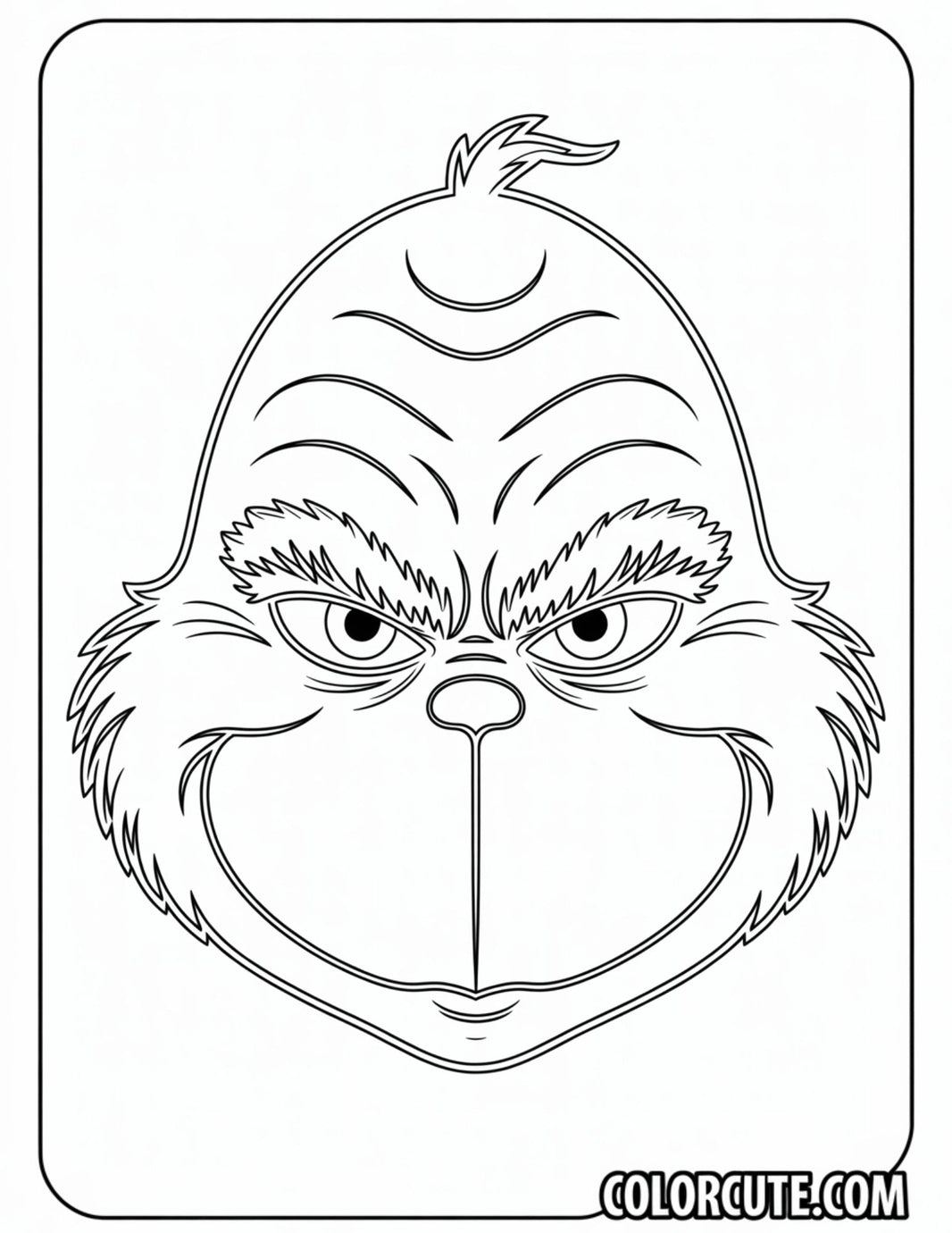30+ Free Grinch Coloring Pages - Christmas Character PDF Printables ...