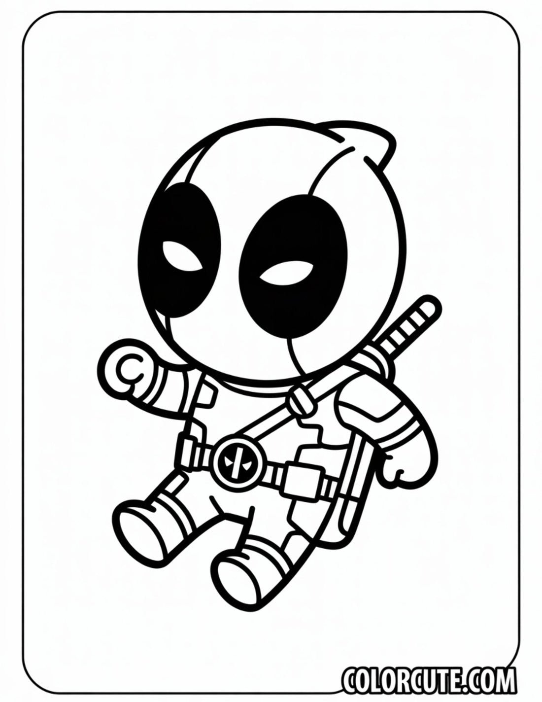 Among Us Deadpool Coloring Pages | Free PDF Printables – Color Cute ...