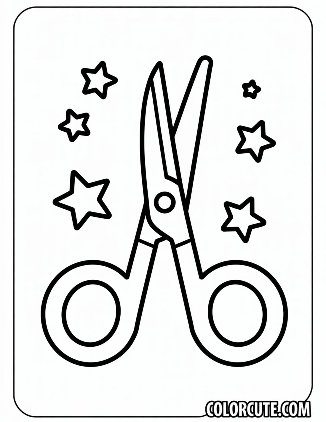Makeup Scissors Coloring Page | Free PDF Printables – Color Cute - Free ...
