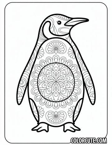 25+ Free Penguin Coloring Pages - Arctic Animal PDF Printables – Color ...