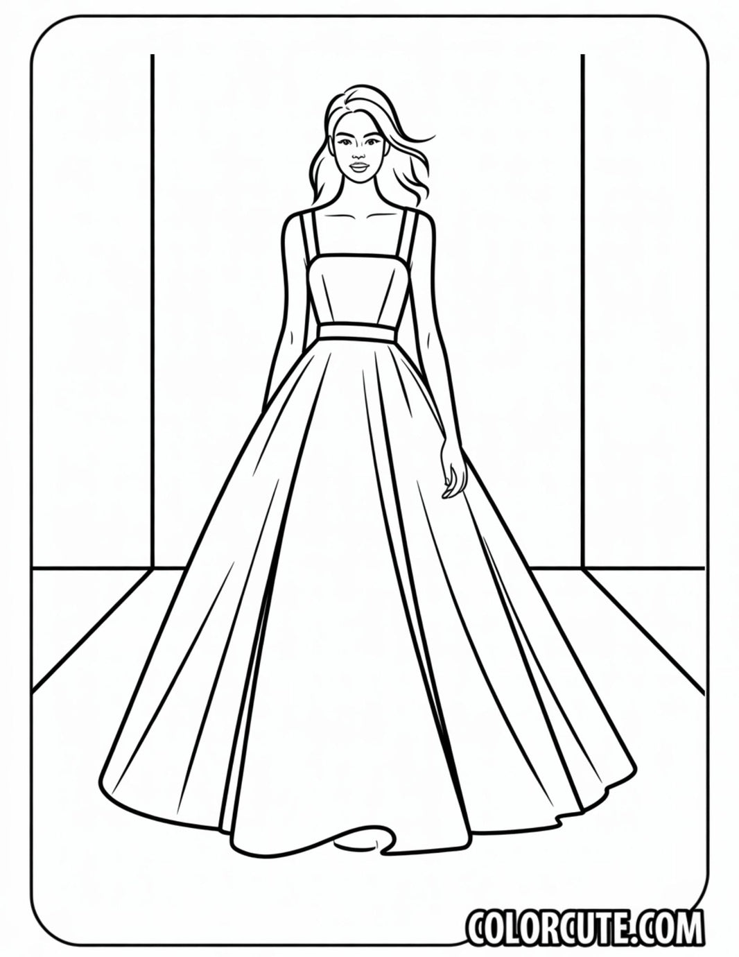 24+ Free Fashion Girl Coloring Pages - Style & Design PDF Printables ...