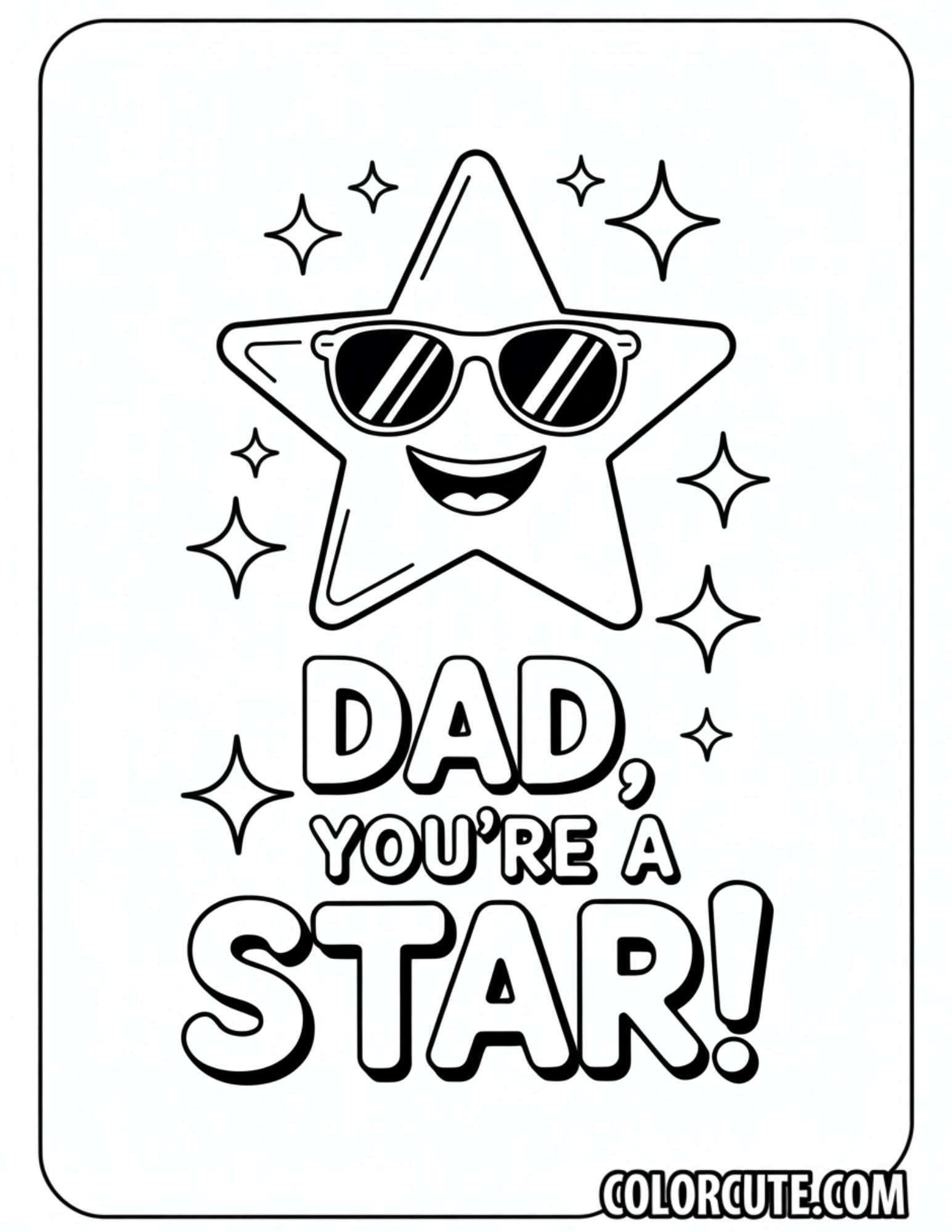 23+ Free Father's Day Coloring Pages - Dad PDF Printables For Kids ...