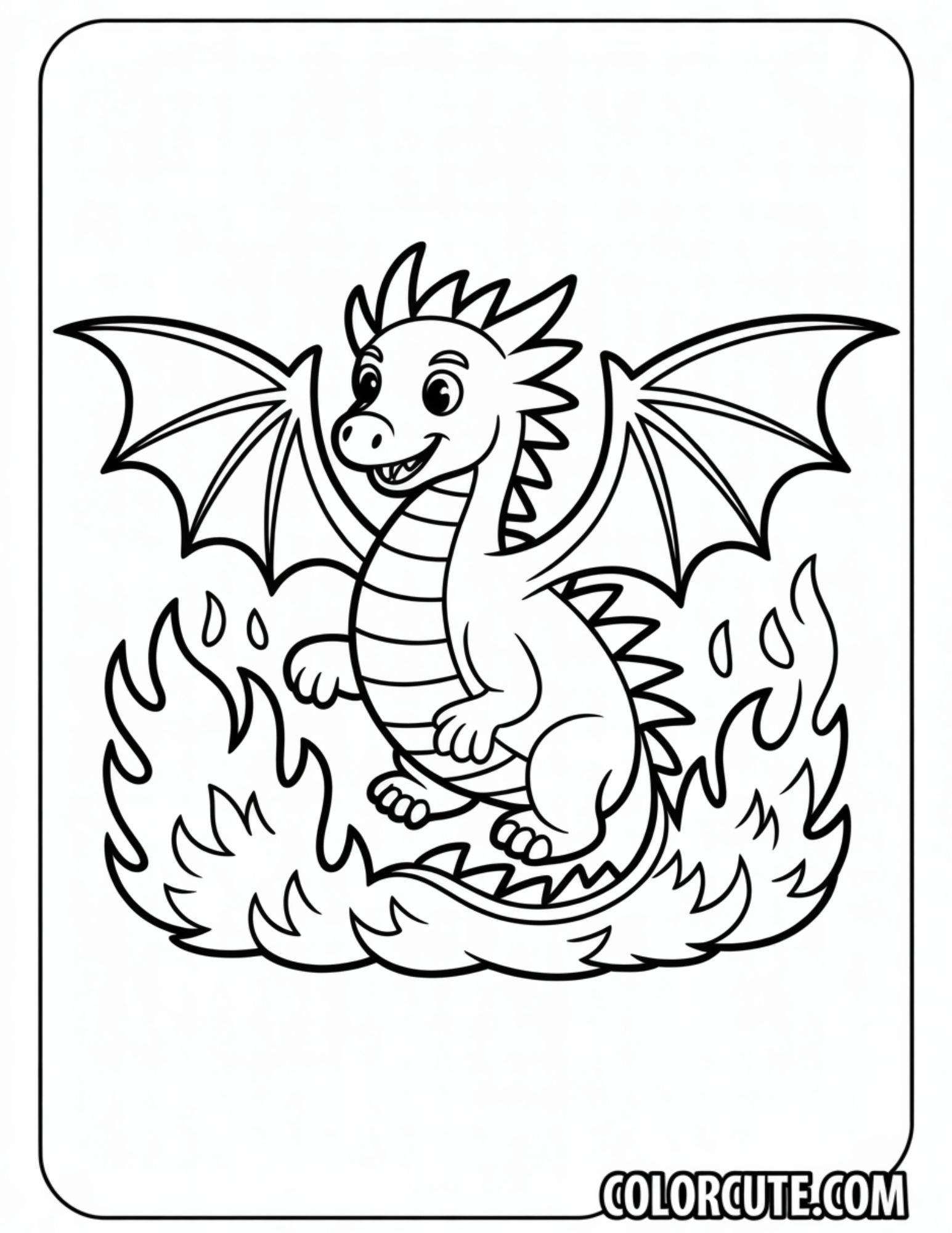 Wings Fire Dragon Coloring Pages | Free PDF Printables – Color Cute ...