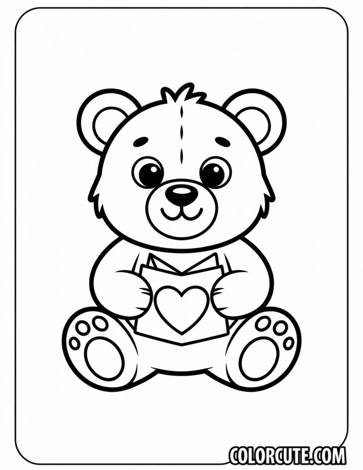 240+ Free Bold and Easy Coloring Pages - Simple PDF Printables – Color ...