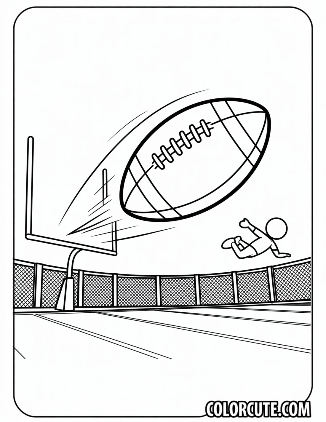 Football Equipment Coloring Pages | Free PDF Printables – Color Cute ...