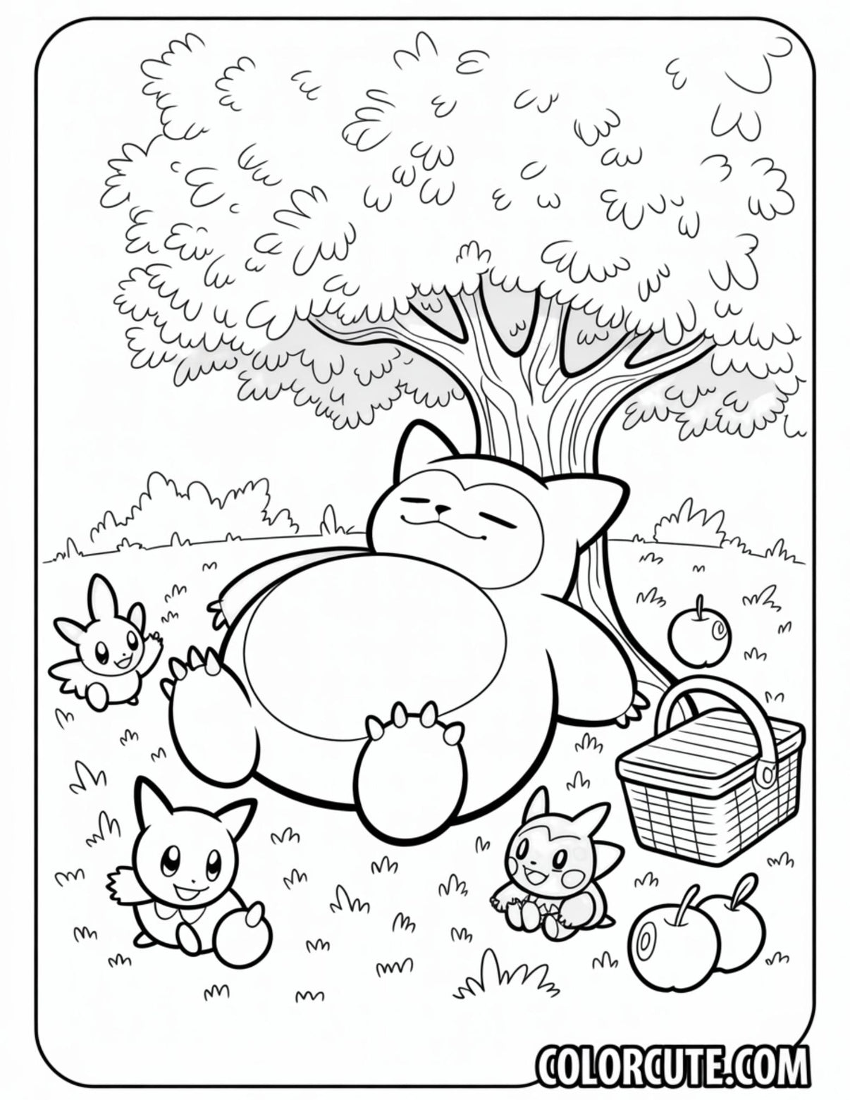 Lapras Coloring Pages | Free PDF Printables – Color Cute - Free ...