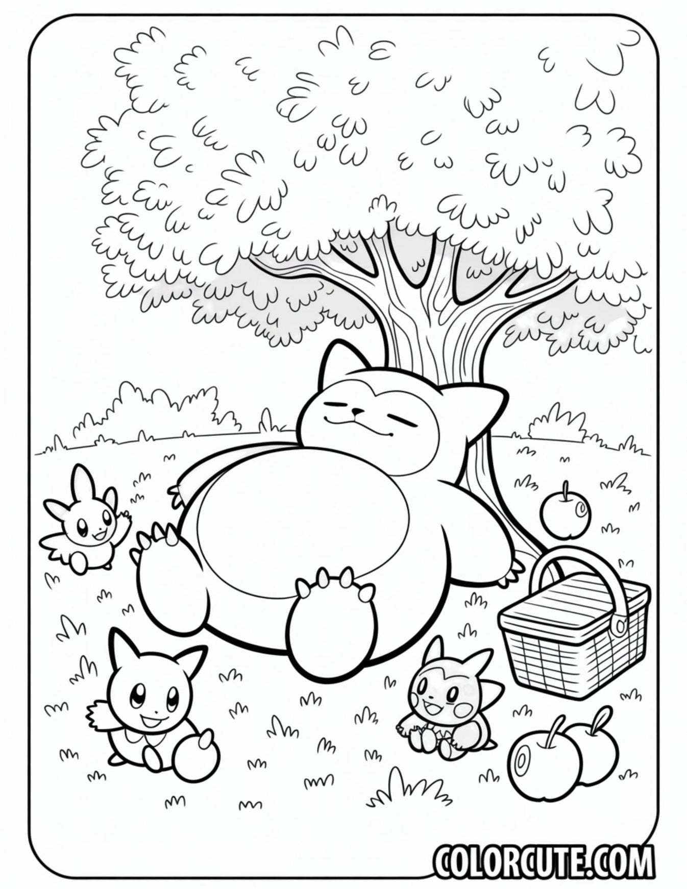 Lapras Coloring Pages | Free PDF Printables – Color Cute - Free ...
