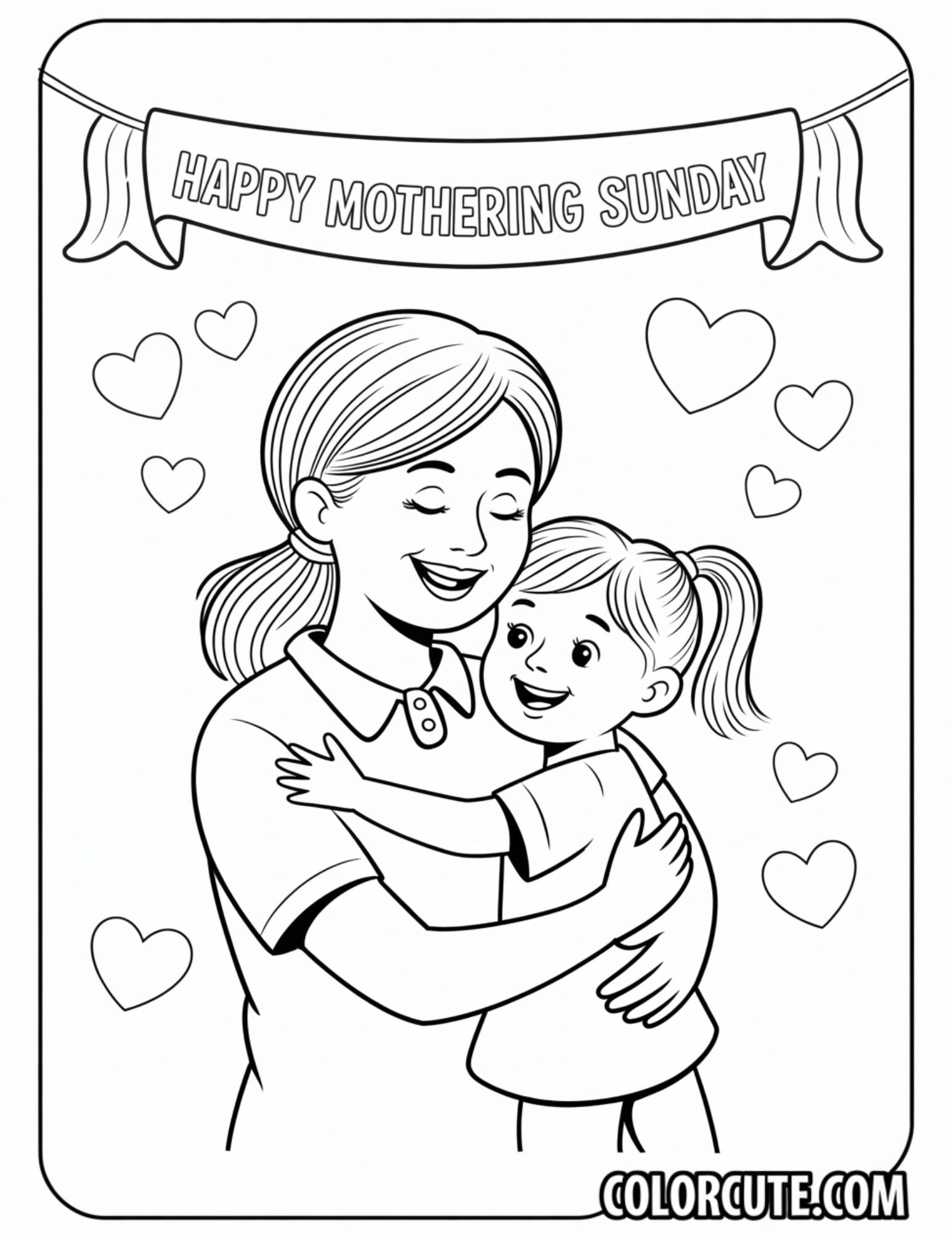 24+ Free Mother's Day Coloring Pages - Mom Appreciation PDF Printables ...