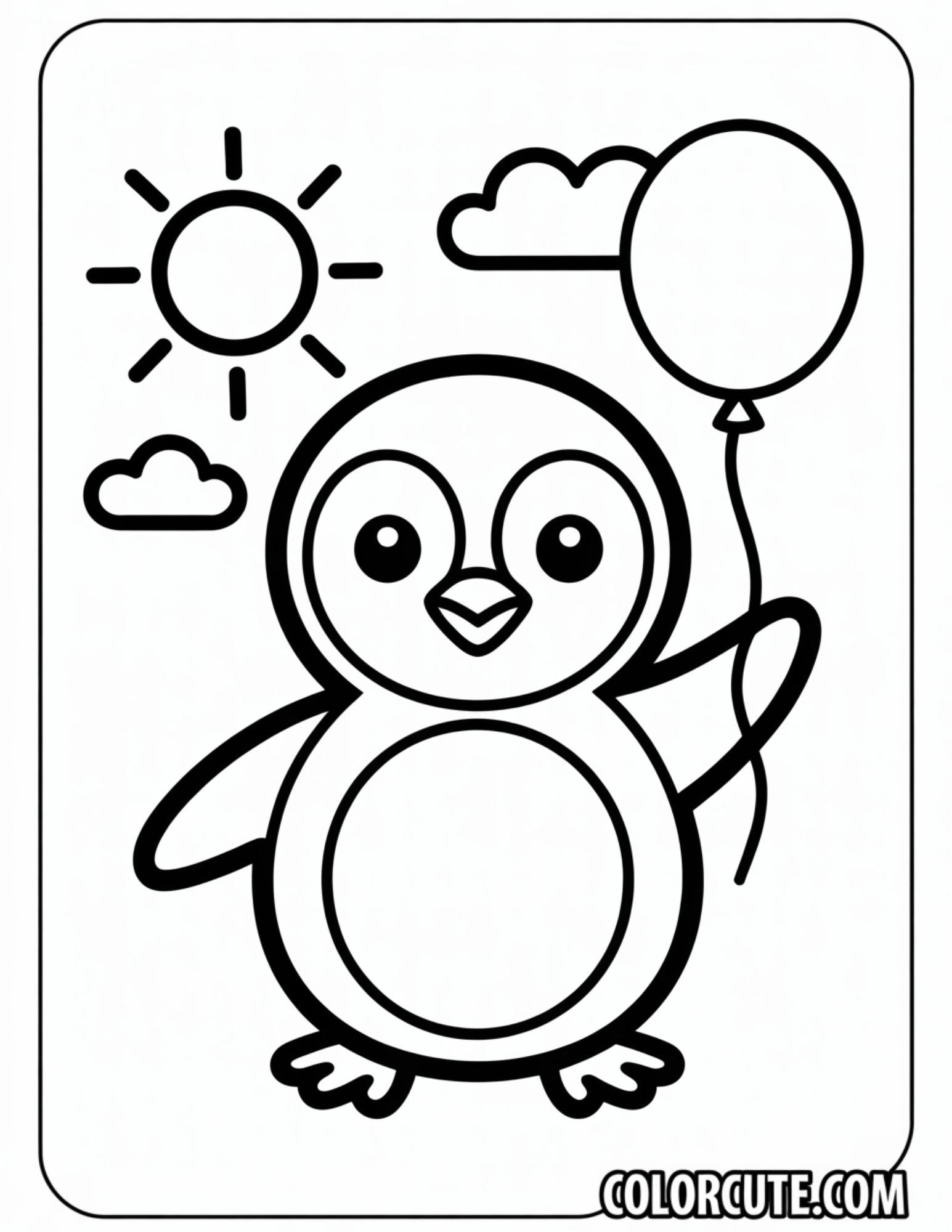 25+ Free Penguin Coloring Pages - Arctic Animal PDF Printables – Color ...