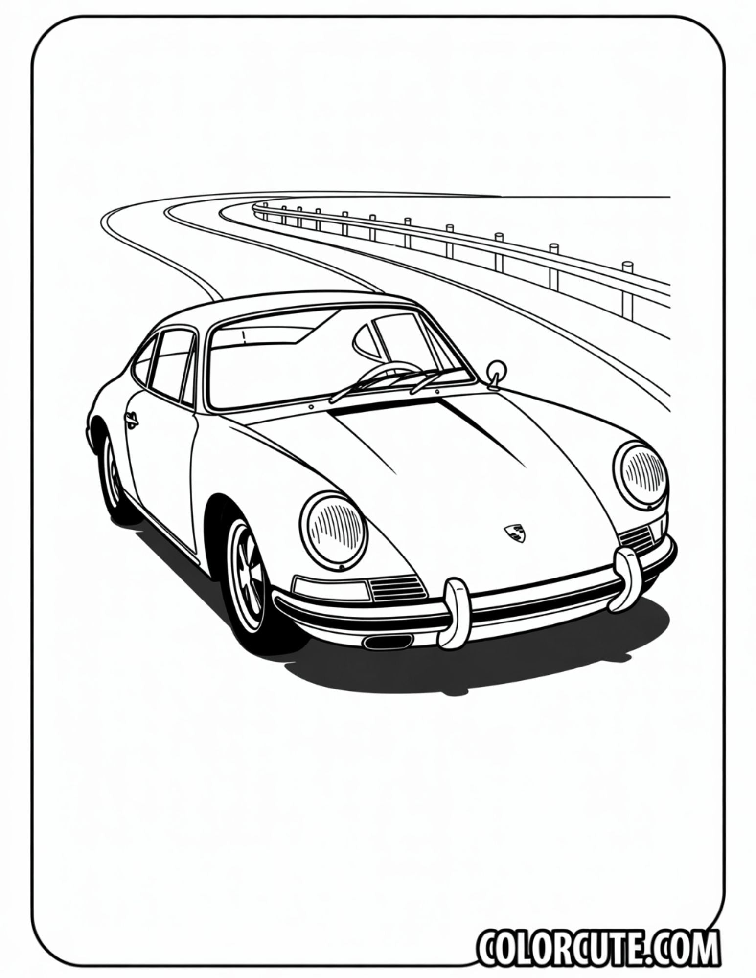 25+ Free Porsche Coloring Pages - Luxury Sports Car PDF Printables ...