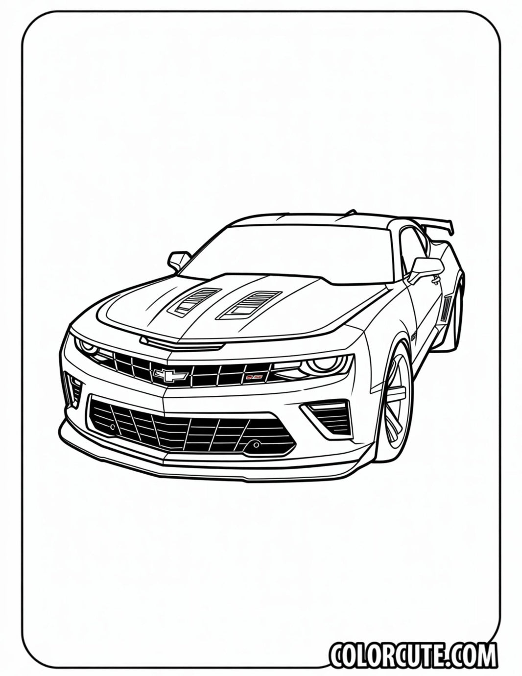 40+ Free Car Coloring Pages For Adults – Luxury, Sports & Classic PDF ...