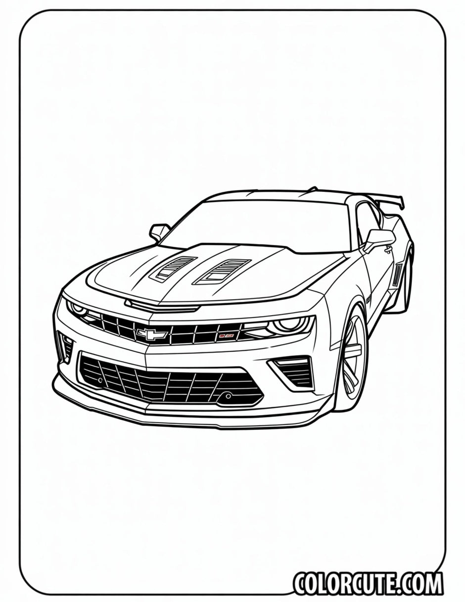 40+ Free Car Coloring Pages For Adults – Luxury, Sports & Classic PDF ...