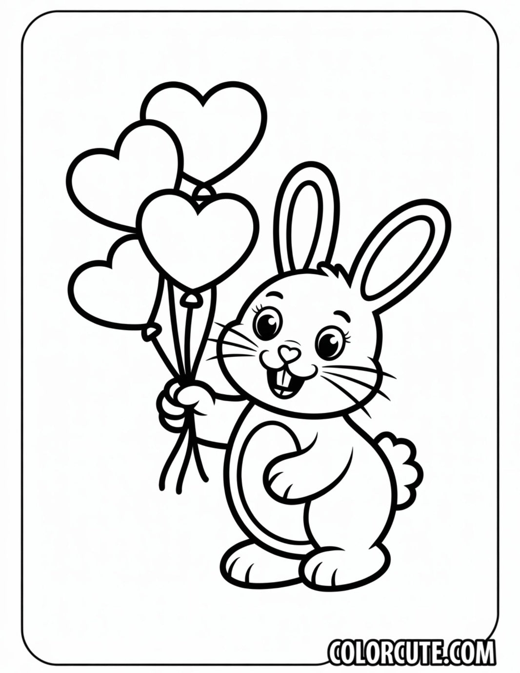 240+ Free Bold and Easy Coloring Pages - Simple PDF Printables – Color ...