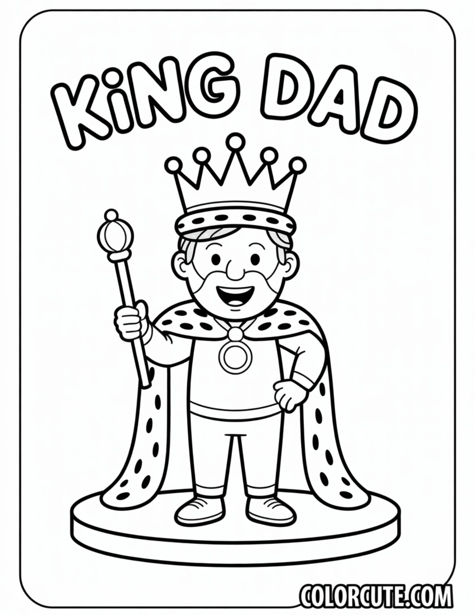 23+ Free Father's Day Coloring Pages - Dad PDF Printables For Kids ...