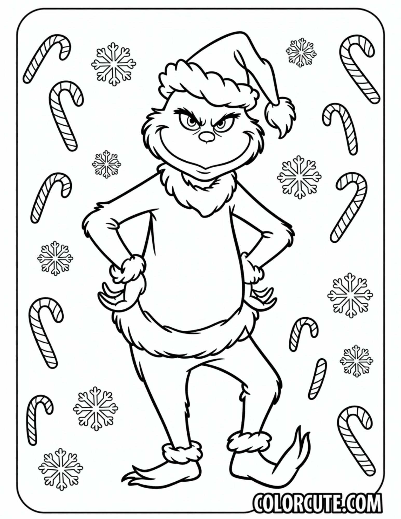 30+ Free Grinch Coloring Pages - Christmas Character PDF Printables ...