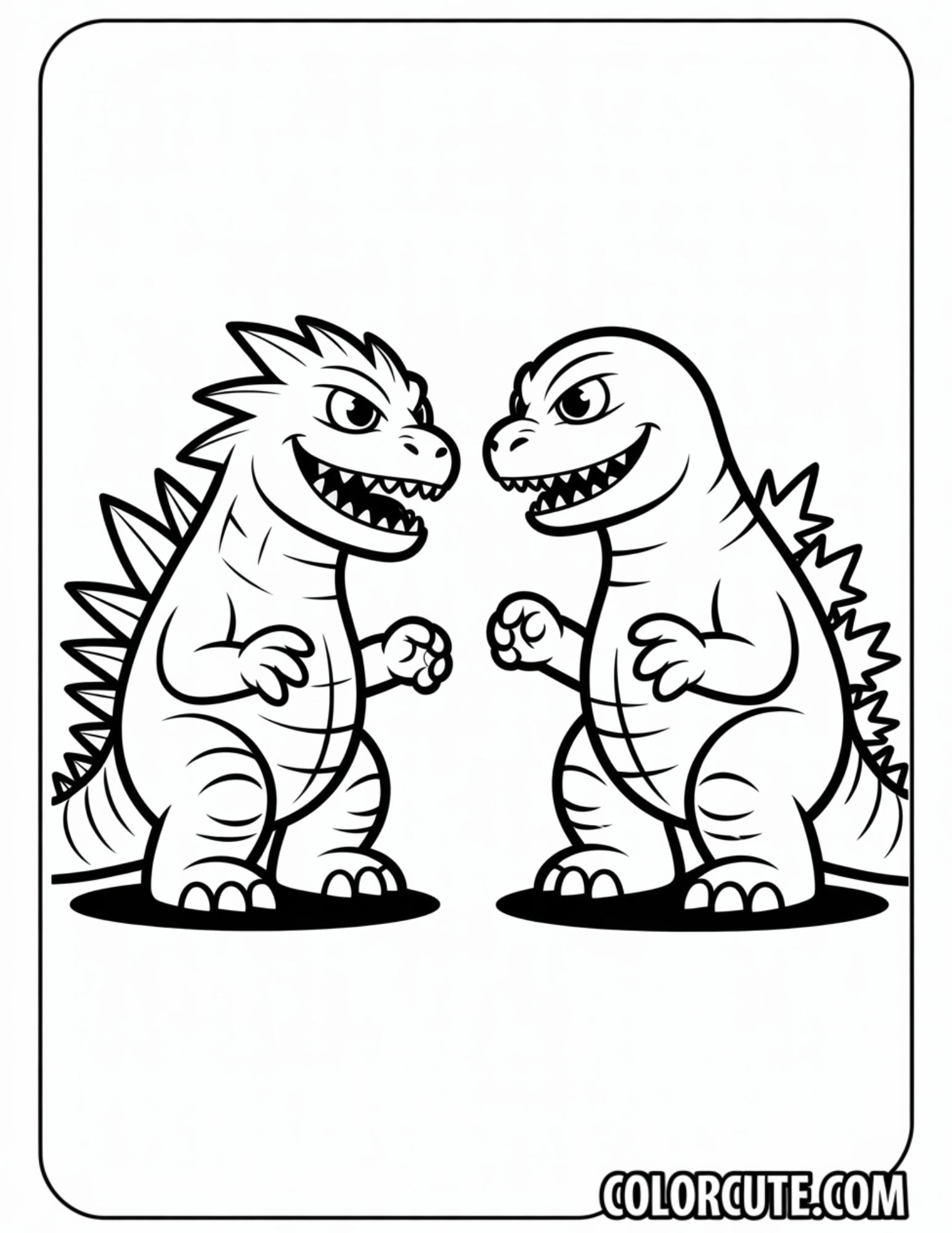 25+ Free Godzilla Coloring Pages - Kaiju Monster PDF Printables – Color ...