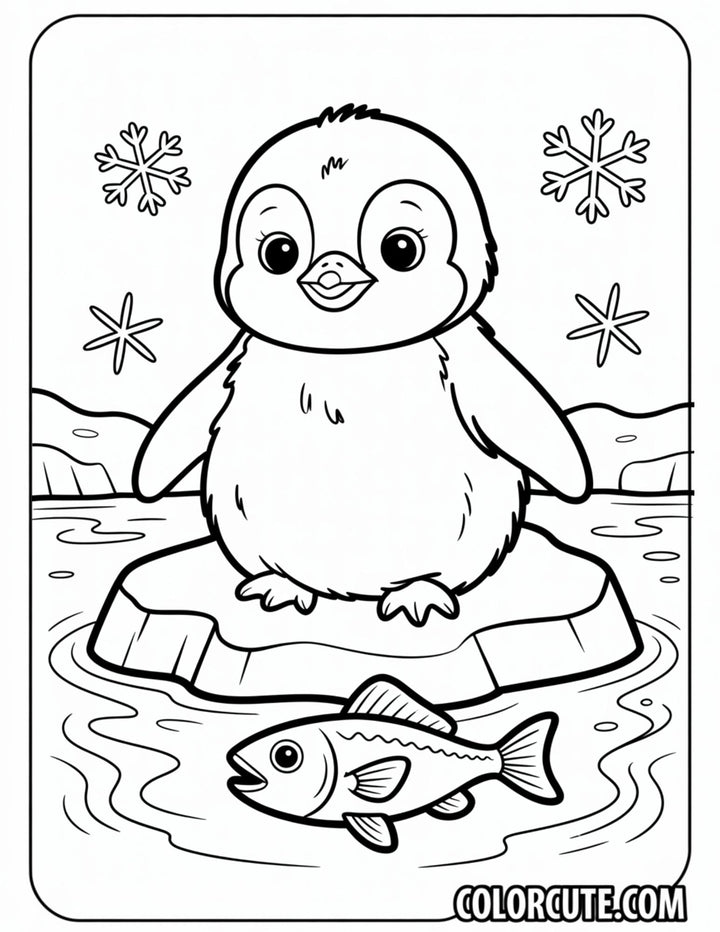 25+ Free Penguin Coloring Pages - Arctic Animal PDF Printables – Color ...
