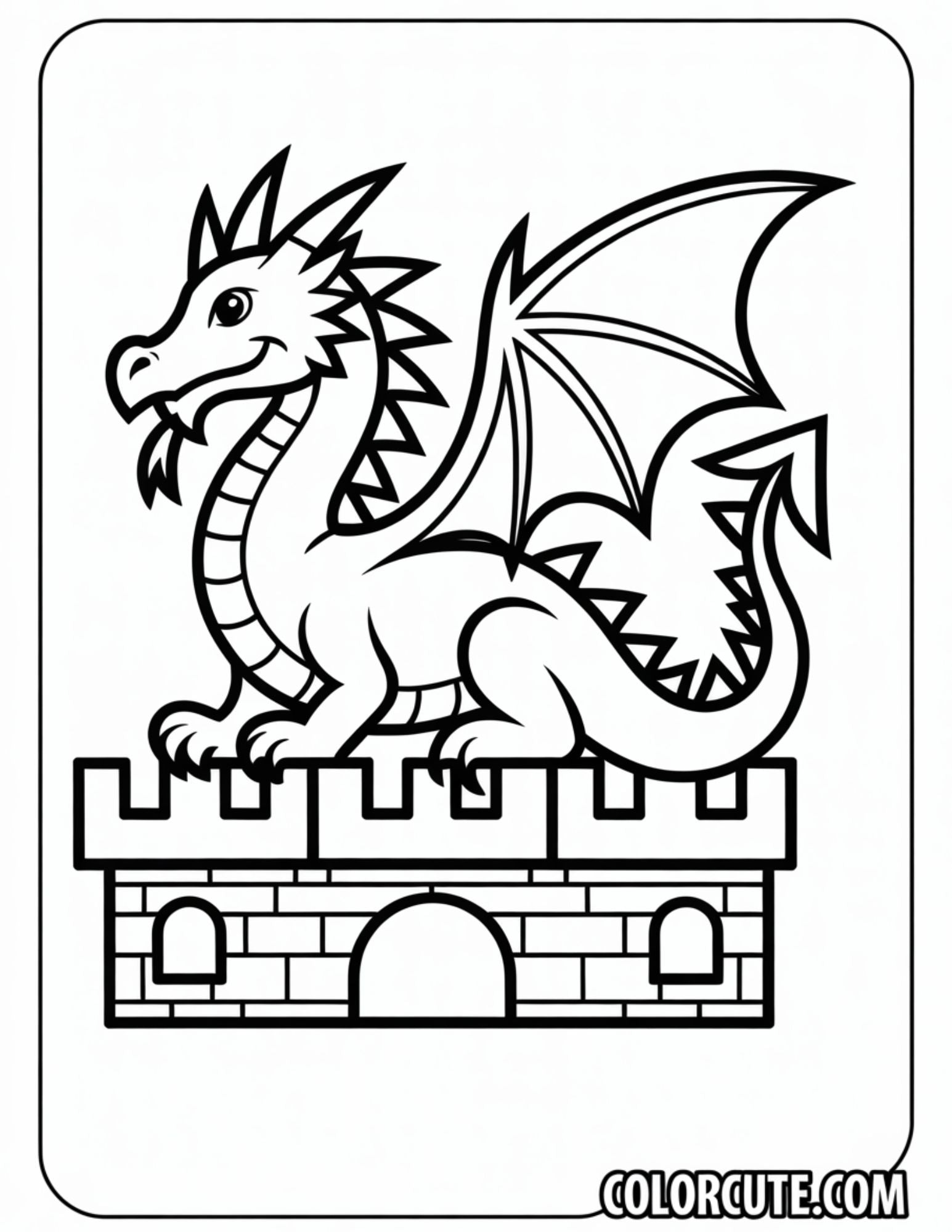 House of Dragon Coloring Pages | Free PDF Printables – Color Cute ...