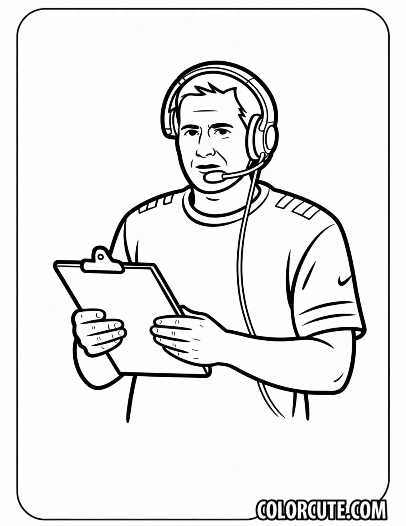 25+ Free Football Coloring Pages - NFL Sports PDF Printables – Color ...