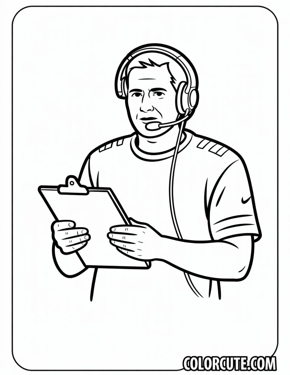 25+ Free Football Coloring Pages - NFL Sports PDF Printables – Color ...