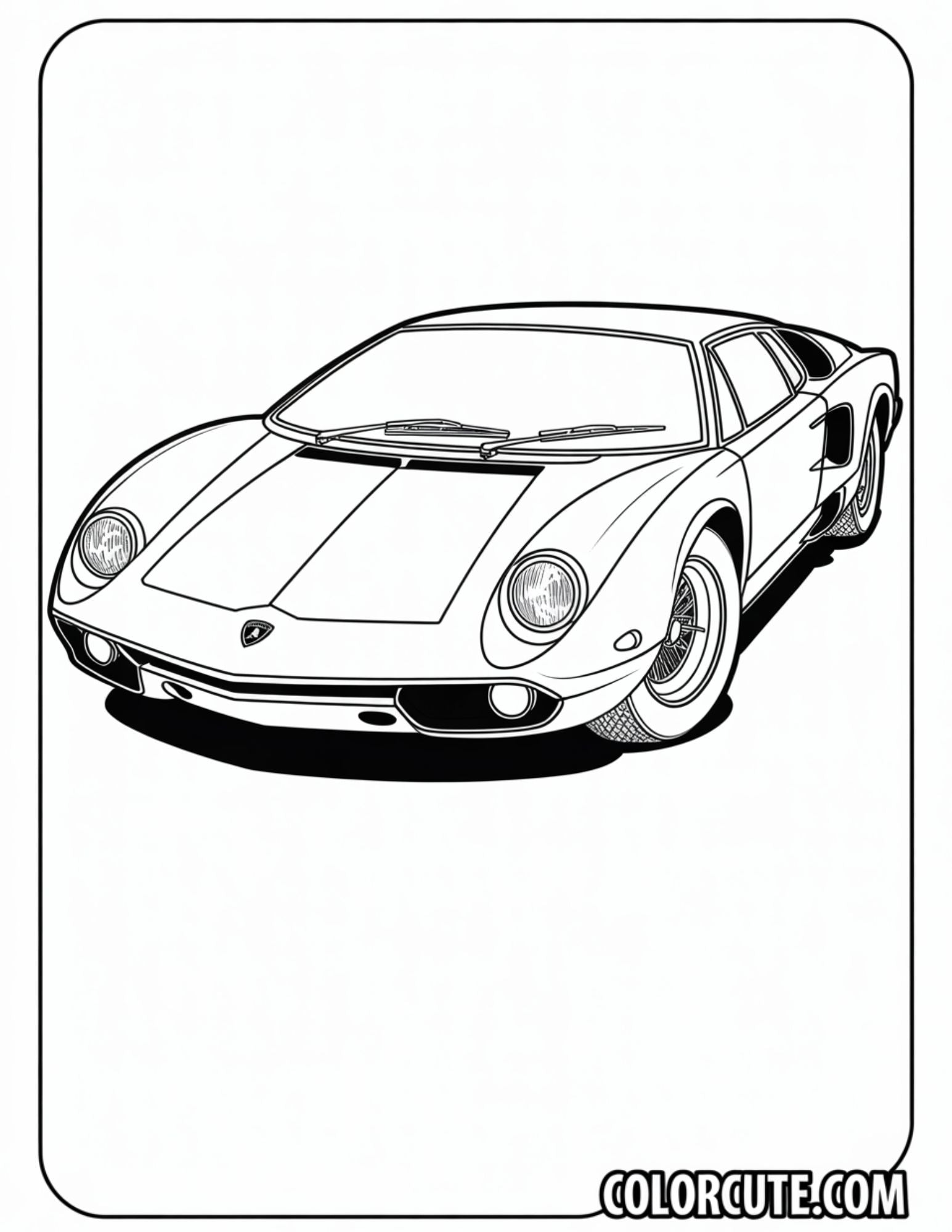 26+ Free Lamborghini Coloring Pages - Supercar Sports Car PDF ...