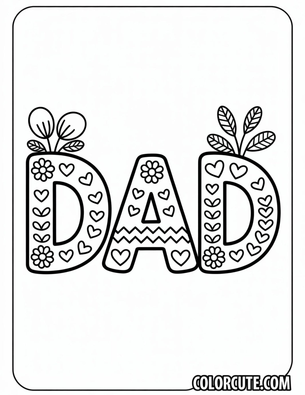 23+ Free Father's Day Coloring Pages - Dad PDF Printables For Kids ...