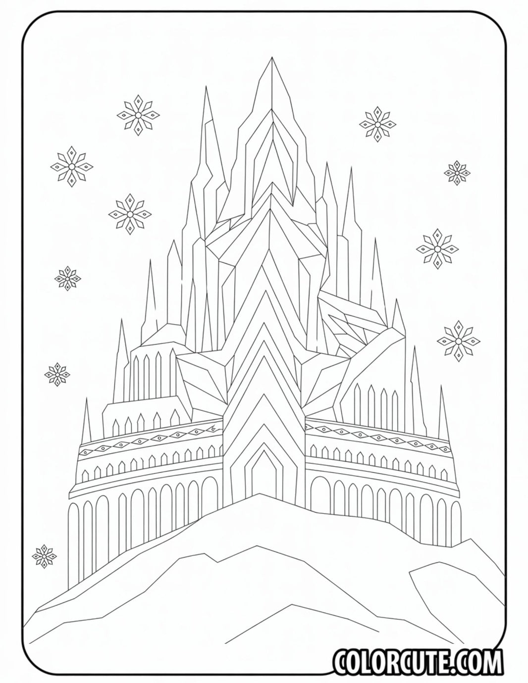 27+ Free Disney Castle Coloring Pages - Magic Kingdom PDF Printables ...