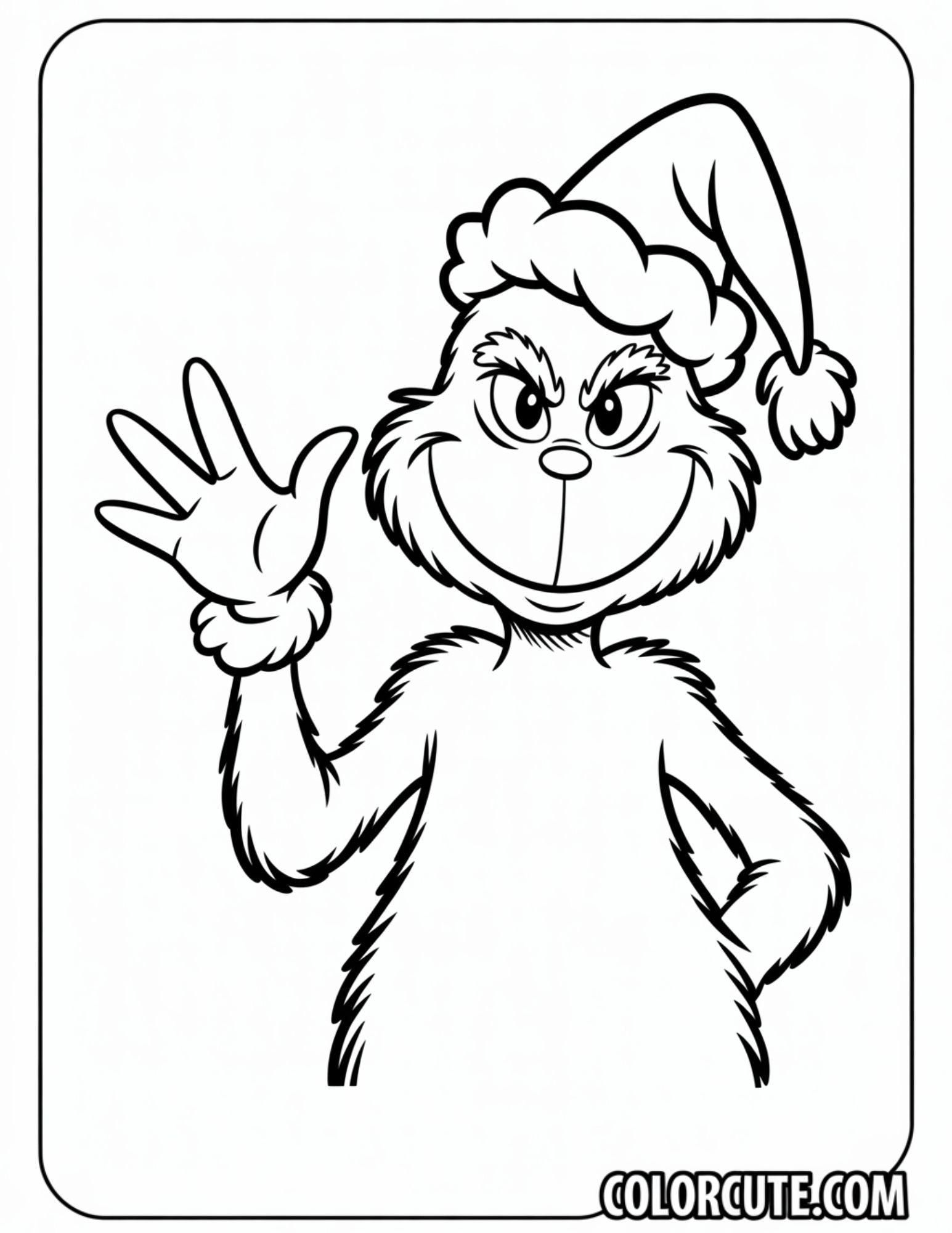 30+ Free Grinch Coloring Pages - Christmas Character PDF Printables ...