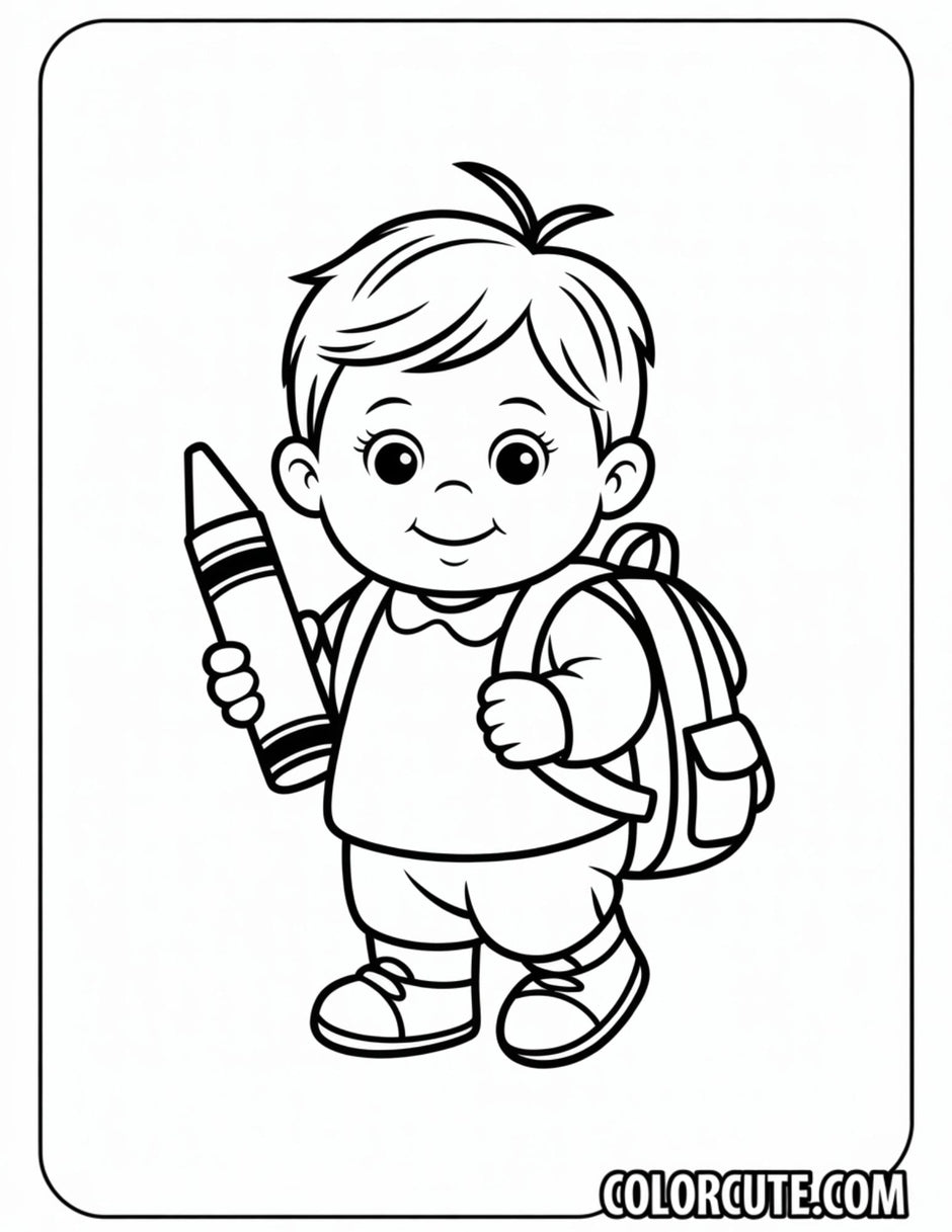 240+ Free Bold and Easy Coloring Pages - Simple PDF Printables – Color ...