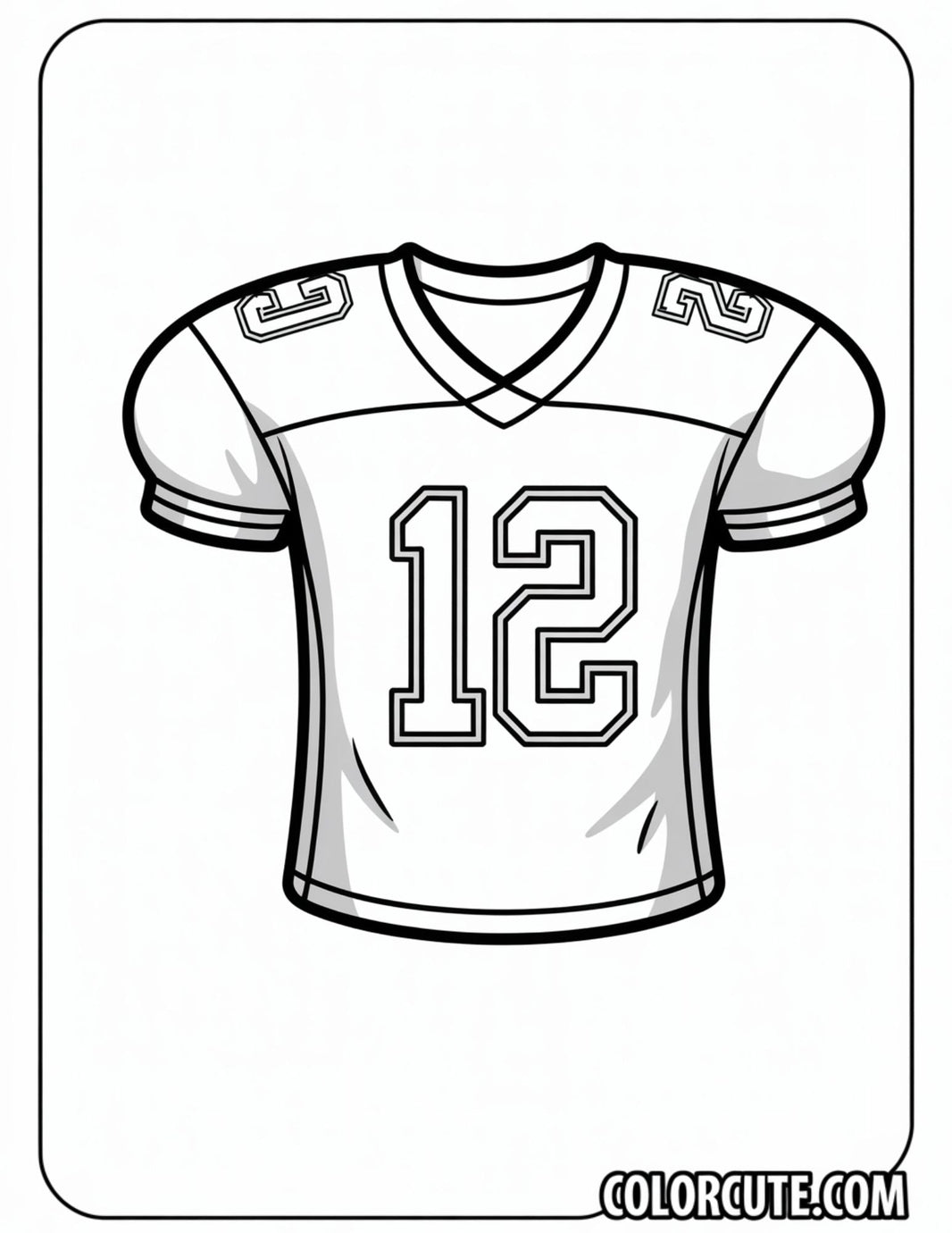 25+ Free Football Coloring Pages - NFL Sports PDF Printables – Color ...
