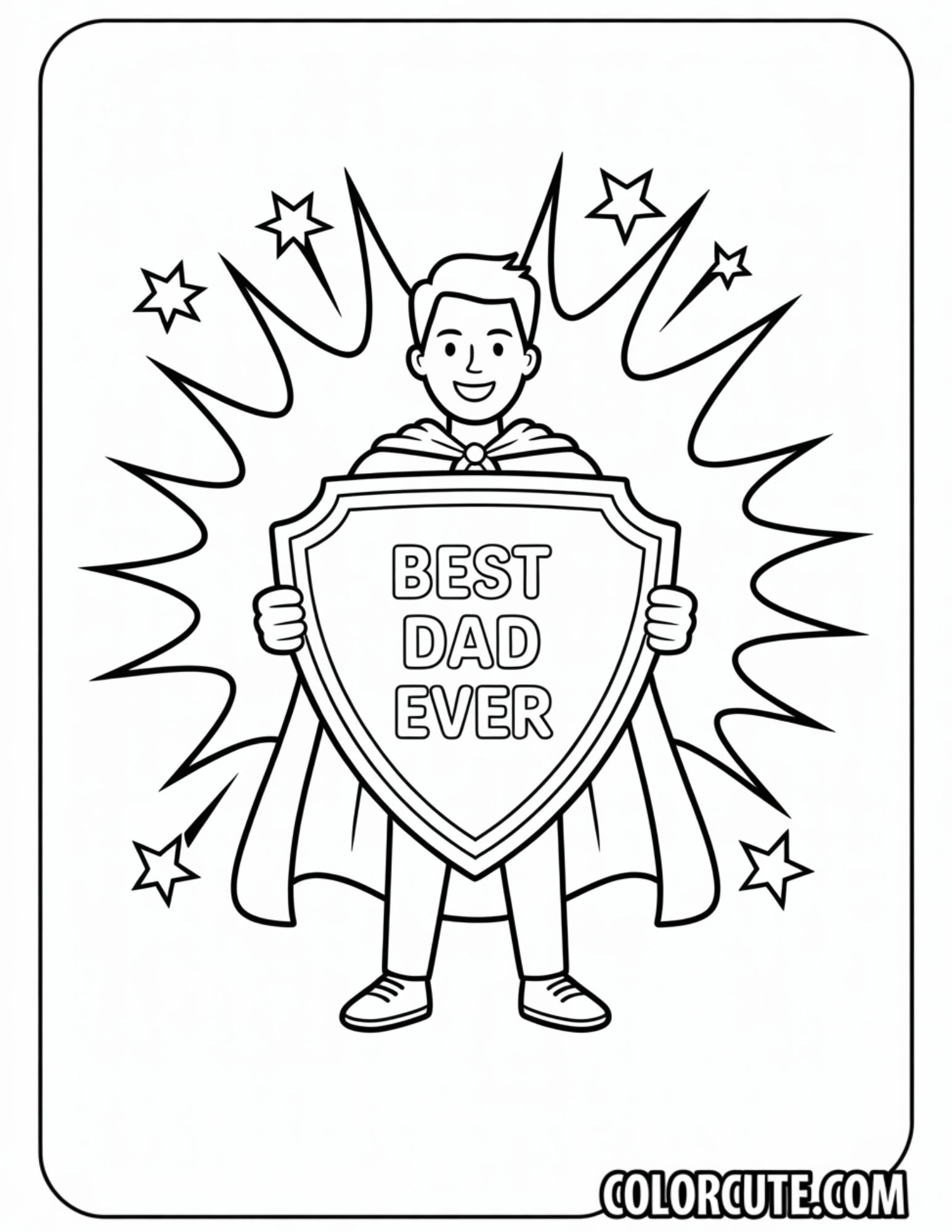 Best Papa Coloring Pages | Free PDF Printables – Color Cute - Free ...