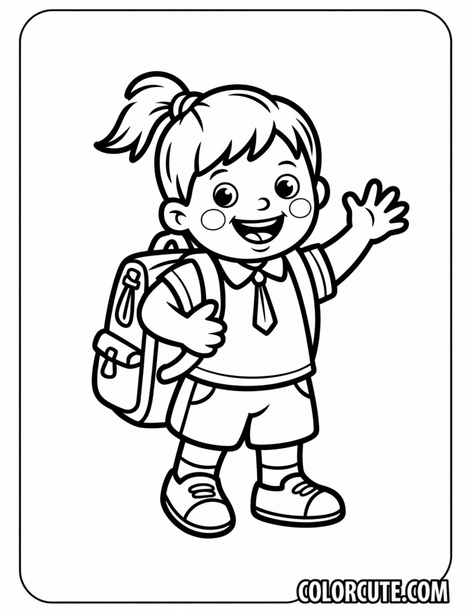 2nd Grade Back to School Coloring Pages | Free PDF Printables – Color ...