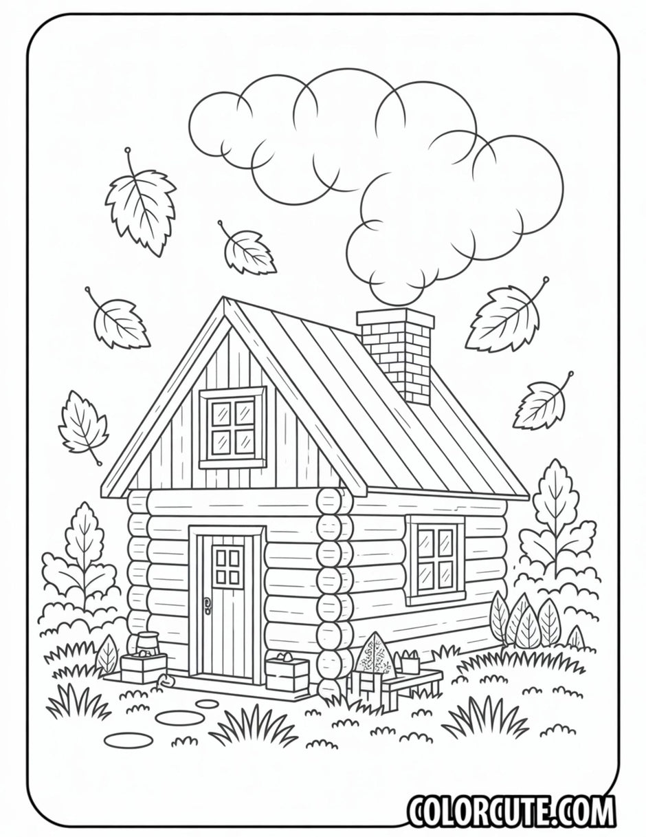 Fall Coloring Page Free – Color Cute - Free Coloring Pages