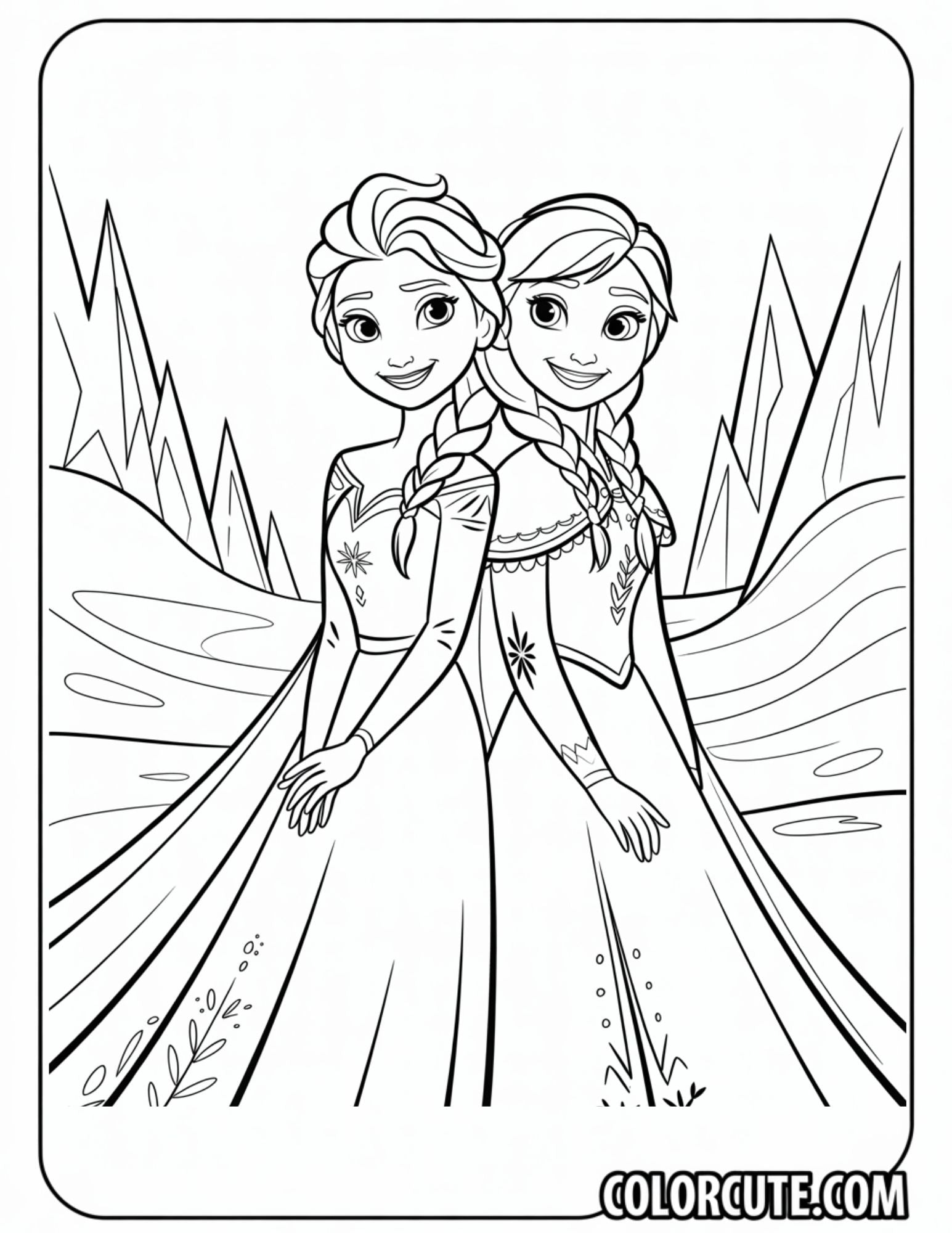 14+ Free Anna Frozen Coloring Pages - Disney Princess PDF Printables ...