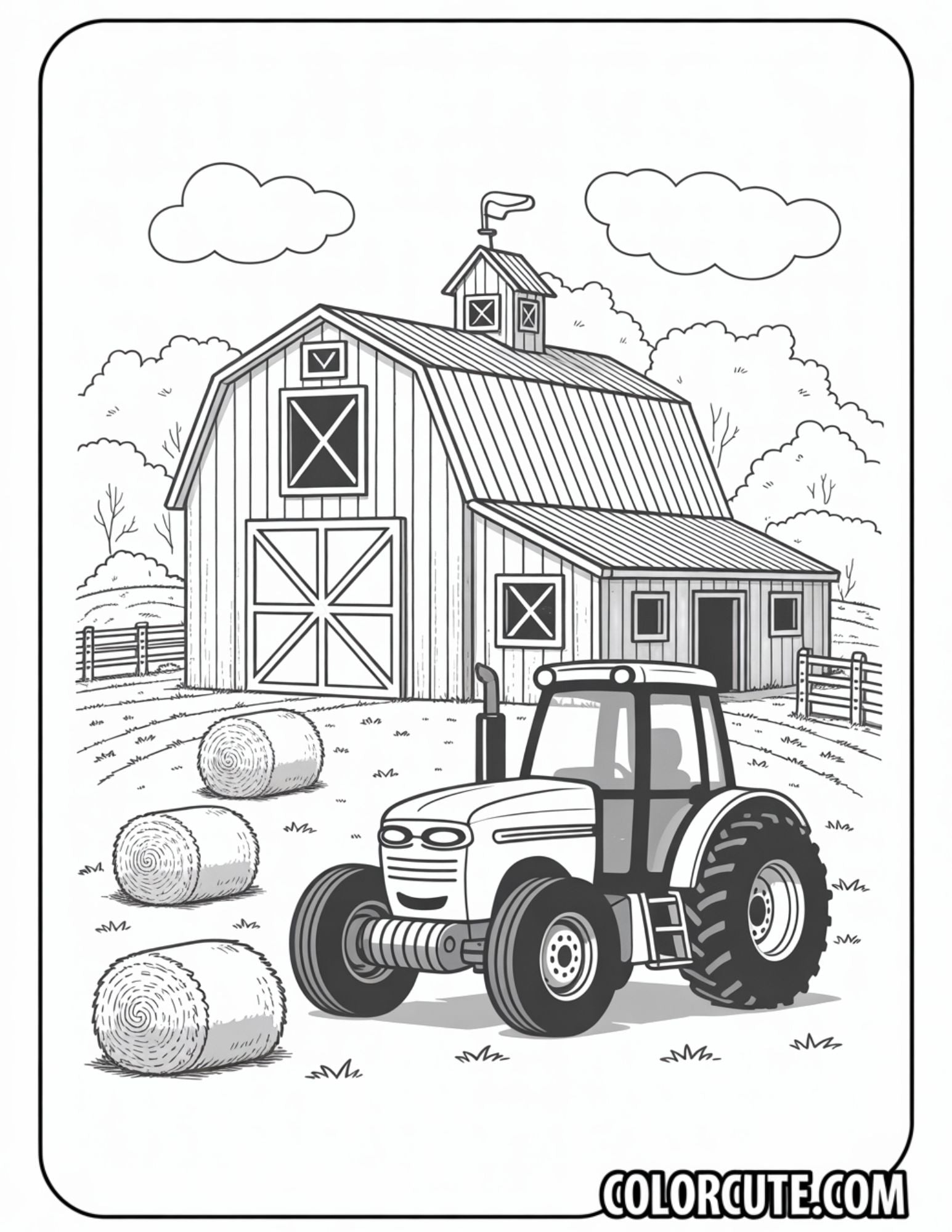 Fall Coloring Page Free – Color Cute - Free Coloring Pages